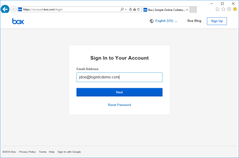 Box Two-Factor Authentication (2FA) - LoginTC