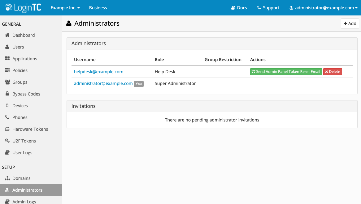 Improve authentication security and administration - LoginTC