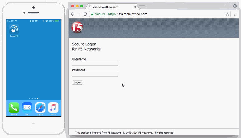F5 Big-IP APM Multi-Factor Authentication (MFA) - LoginTC