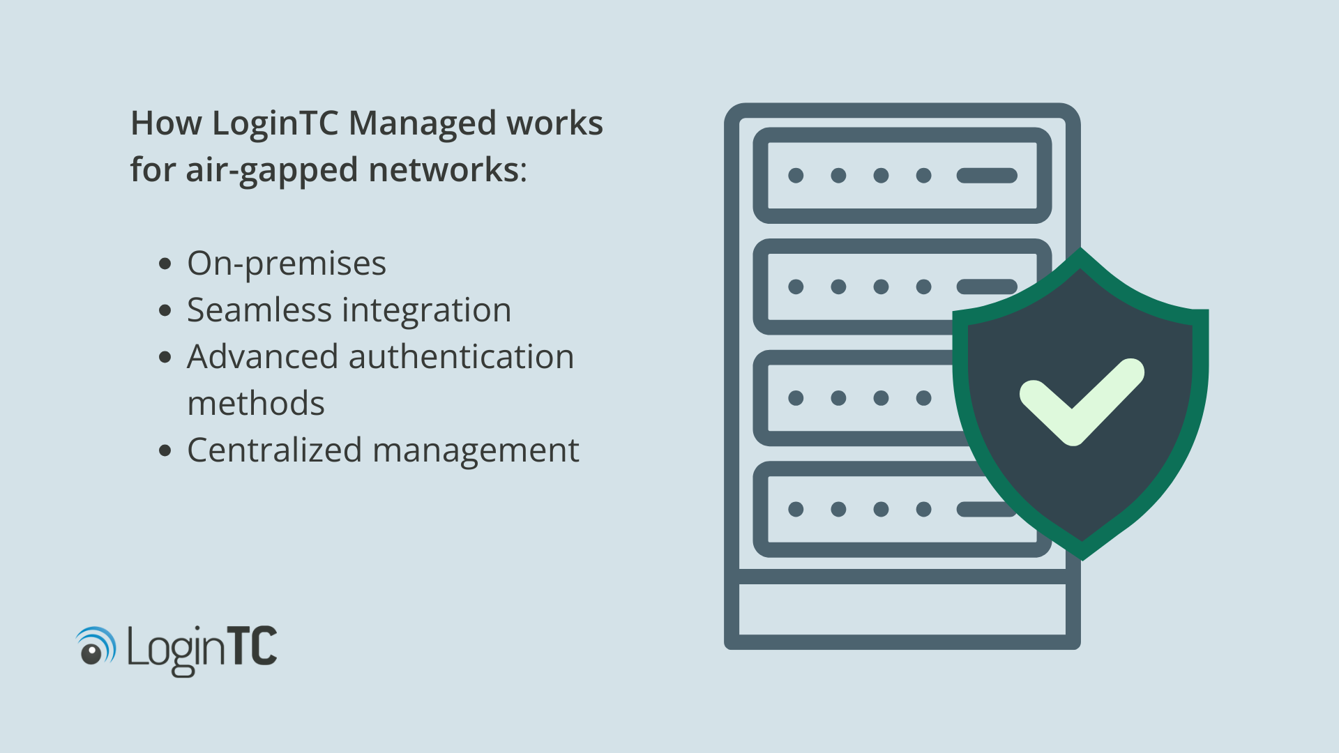 MFA for air-gapped network security - LoginTC